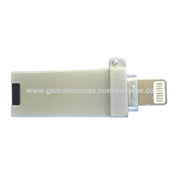 China Extension Card Reader for iPhone iOS System with Double Connector ...