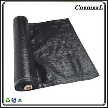 China Weed control plastic mat Grow black plastic weed control mat ...