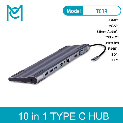 Buy Wholesale China Mc 10 In 1 Usb C Hub Type C Hub To Multi Usb 3.0 ...
