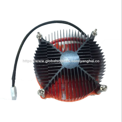 Buy Wholesale China Lga775 Cpu Cooler Black Heatsink Fan For Computer ...
