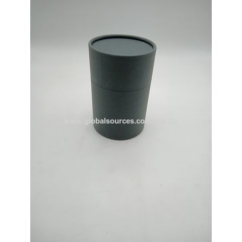 Buy Wholesale China Cylinder Black Cardboard Round Box Tube & Paper ...