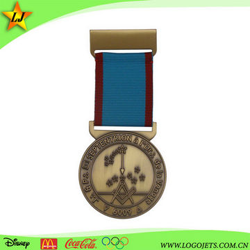 Fancy Custom Military Metal Medal Sport Race Medal Award Medal with ...