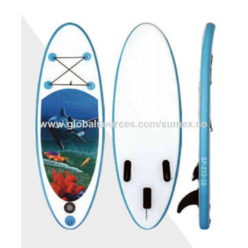 Inflatable Stand Up Paddle Board, 7"L x 28"W x 4"T, Durable and ...