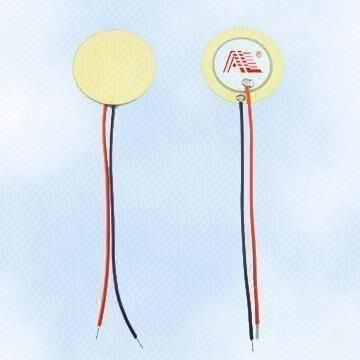 Piezo Ceramic Buzzer Plate with 25mm Diameter and Full Electrode ...