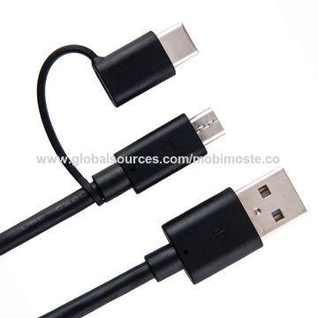 Buy Wholesale China Pvc Molding Type Multiple 2-in-1 Usb Cable, Usb2.0 ...