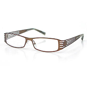 Buy Wholesale China Stainless Eyeglass Frame With Acetate Temple Tip ...