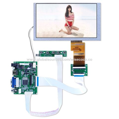 Compre 6.2 Polegadas Resolução 800x480 Pixels Led Tttl Lcd Display Fpc ...
