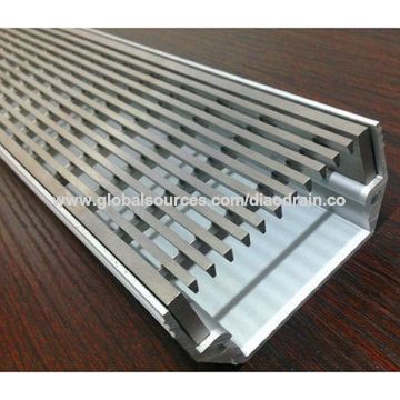 Aluminum trench channel drain for public plaza plumbling drainage ...