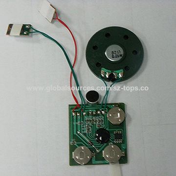China Greeting card sound module and voice recorder module on Global ...