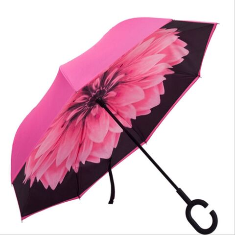 Buy Wholesale China Top Grade Creative Printing Double Reverse Umbrella ...