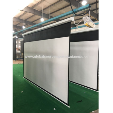 Large Size Electric Projection Screen, Electric Projection Screen ...