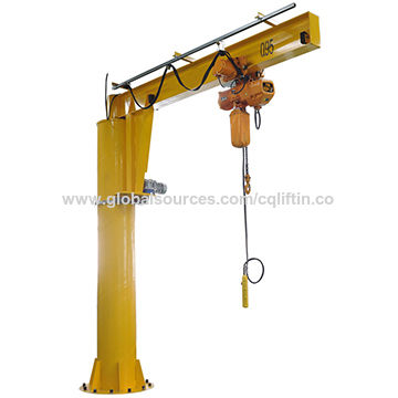 Buy Wholesale China 5t Floor Mounted Fixed Rotary Jib Crane Span 2m-10m ...