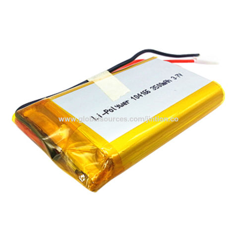 Lithium-polymer Batteries, Li-Po 104166 3500mAh/3.7V Rechargeable ...