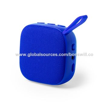 Promotional gift Mini fabric Bluetooth speaker portable keychain ...