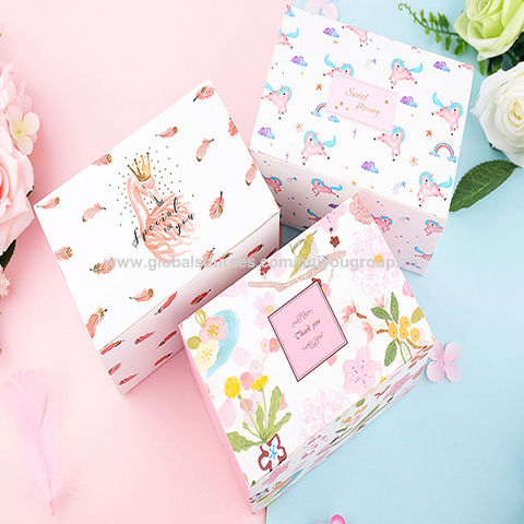 Buy Wholesale China Cake Box Custom Ivory Paper Cake Gift Packaging Box ...