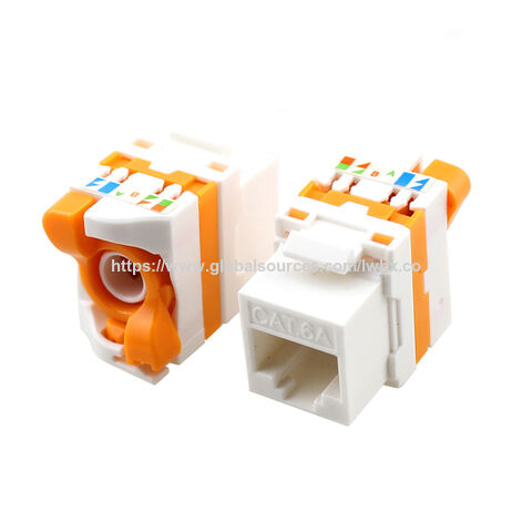 Mini Rj45 Network Cat6 Keystone Jack Rotary Type Toolless - Buy China ...