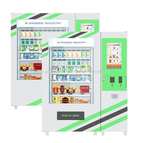 Winnsen New Design Snacks Drinks Vending Machine With Touch Sceen ...