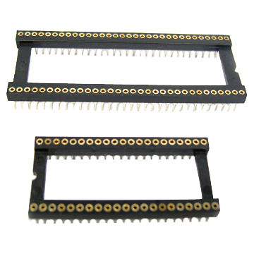 Buy Wholesale China Ic Sockets 2.54mm Pitch, 6 To 64 Pins, Available In ...