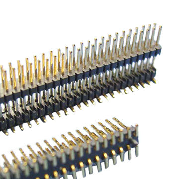 Pin Headers with Dual-row, SMT Type, 1.27 x 2.54mm Pixel Pitch and Peg ...