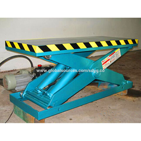 Hydraulic power AC fixed lift scissor lifts/lift platform light load ...