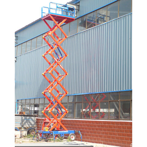 Scissor movable lift platform, Heavy load platform Scissor lift ...