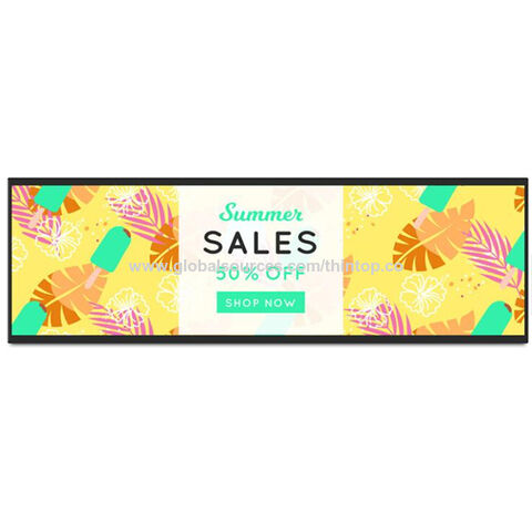 28-inch Stretched Bar Display/ Lcd Screen/stretched Monitor - Buy China ...