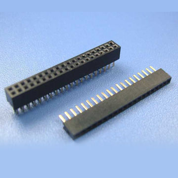 Buy Wholesale China Female Headers With 1.27mm Pitch, Single/dual Row ...