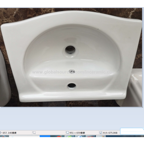 Buy Wholesale China Ceramics Sanitary Ware, Washbasin Ln-33451 Tangshan ...