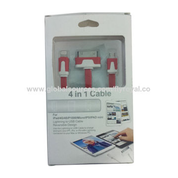 Buy Wholesale China 4-in-1 Data Cable For Iphone/ipad, With Perfect ...