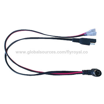 Right angle DIN Cable to SAE plug cable, OEM/ODM orders welcome, Din ...