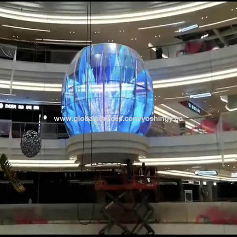 Buy Wholesale China Curved Indoor Transparent Led Screen P3.91 P5.2 P7 ...