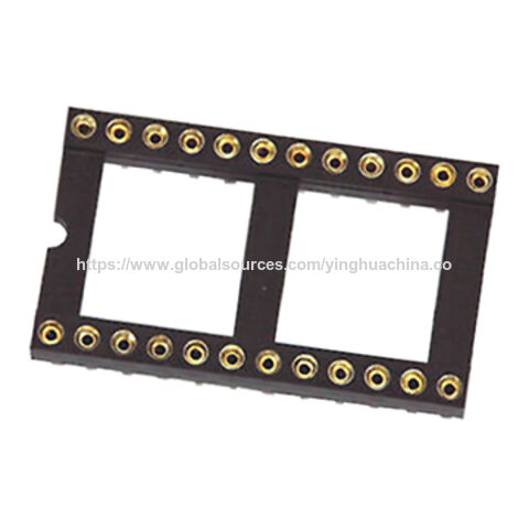 2.54 Machine Pin Socket, H3.0, L4.2 - Dip Type Ic Socket - No.y07210-s ...
