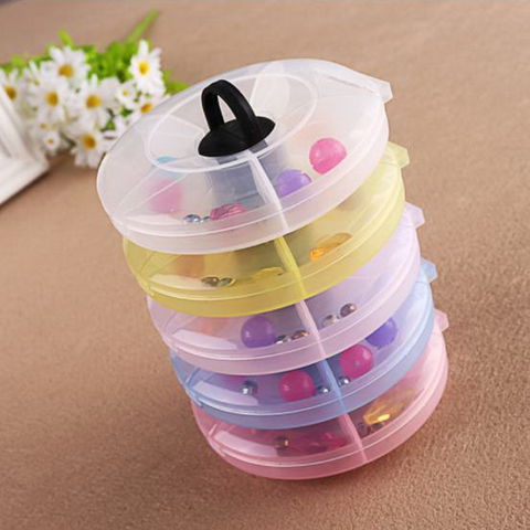 Buy Wholesale China Round 5 Layer Transparent Plastic Storage Boxes ...