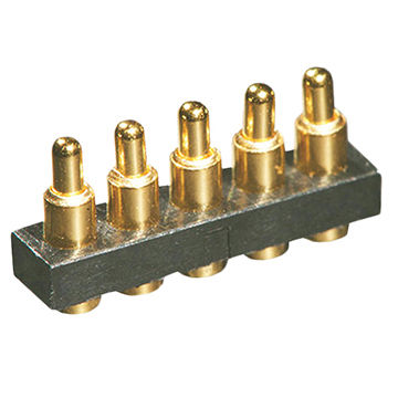 Buy Wholesale China Water Proof Gold Plating Single Row Pogo Pin 5 Pins ...