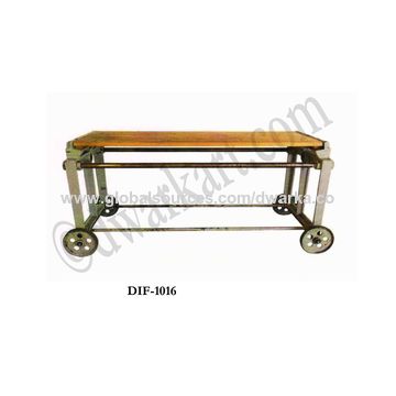 Bulk Buy India Wholesale Cast Iron Movable Cart Dining Table $149 from ...