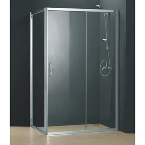 Aluminium Sliding Shower Enclosure, Semi-frameless Sliding Door - China Wholesale Shower ...