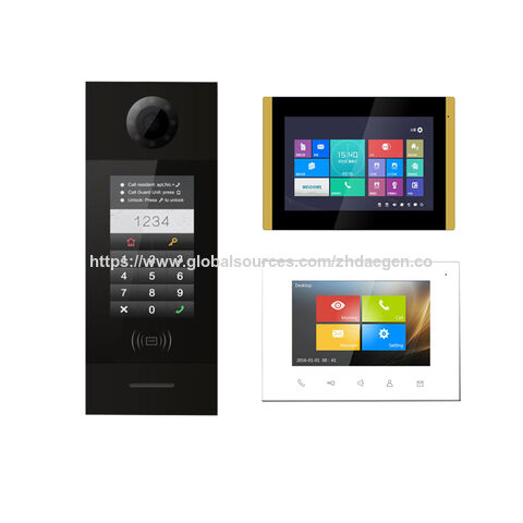 Building Doorphone Android Ip Video Intercom System For Building With 7 ...