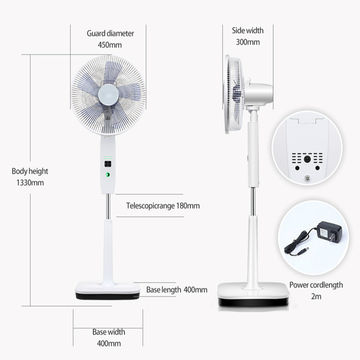 Buy Wholesale China 16" Solar Fan Battery-operated Solar Stand Fan With ...