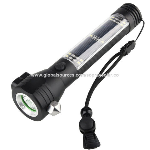 Buy Wholesale China Led Tactical Flashlight Solar Power Ultra Bright ...
