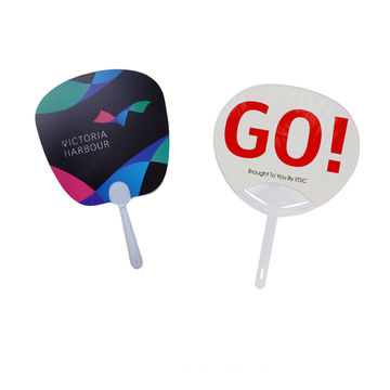 Buy Wholesale China Customized Advertising Give Away Pp Hand Fan ...