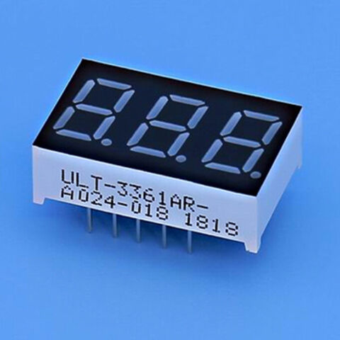 Buy Wholesale China 0.36-inch Red 3-digit 7-segment Led Display & 0.36-inch Red 3-digit 7 ...