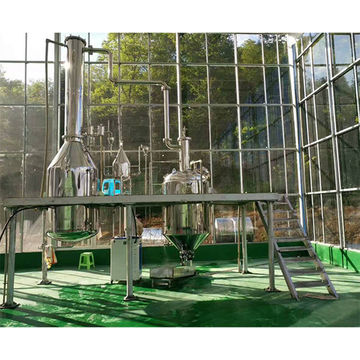 500L Flower Essential Oil Distiller Water Rose Steam Distillation ...