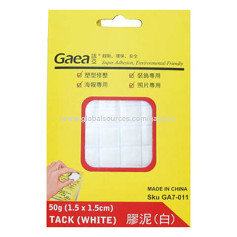 Buy Wholesale China High-quality 50g White Tack In Envelope, 1.5*1.5cm ...