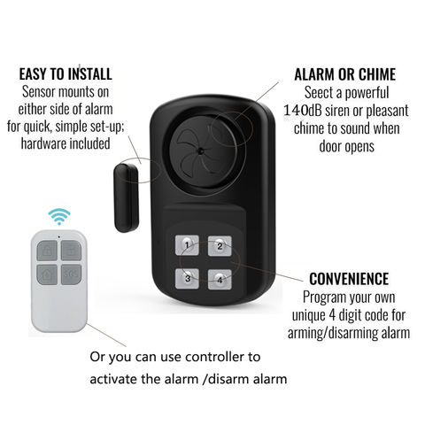 Buy Wholesale China Magnetically Triggered Gate Door Alarm Sensor ...