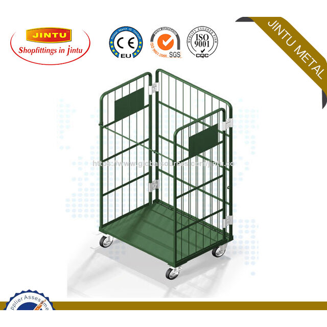 Buy Wholesale China Nestable Portable Metal Roll Container Pallet ...