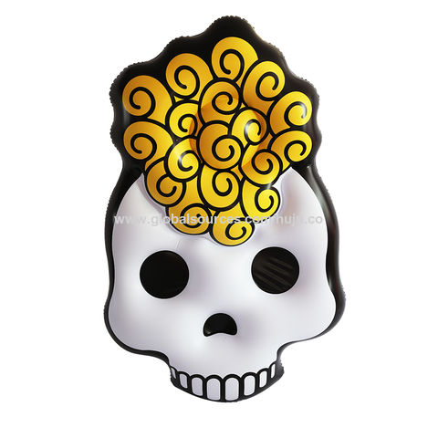 China Huge Pool Float Factory Custom Skull Float Inflatable Water ...