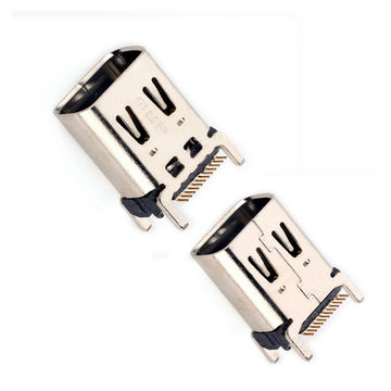 USB C connectors Vertical Mount Receptacle with cap Height 11.2mm Micro ...