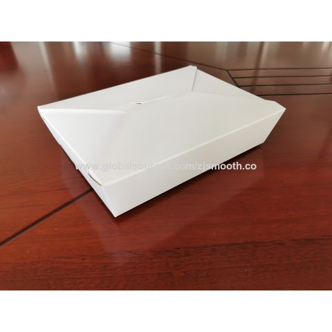 Buy China Wholesale To Go Box,white Kraft Paper Box, Disposable Lunch ...