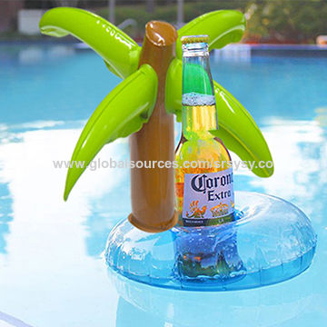 Inflatable Coconut Tree Drink Holder, Pvc Inflatable Pool Float - China ...