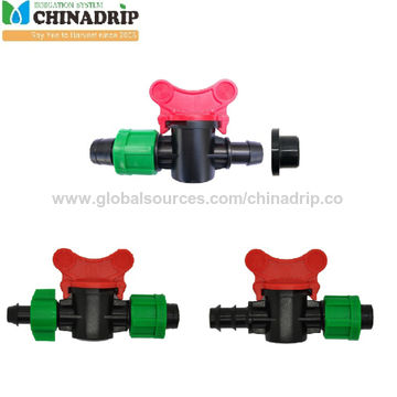 Drip irrigation system drip tape plastic valve, barbed offtake valve ...